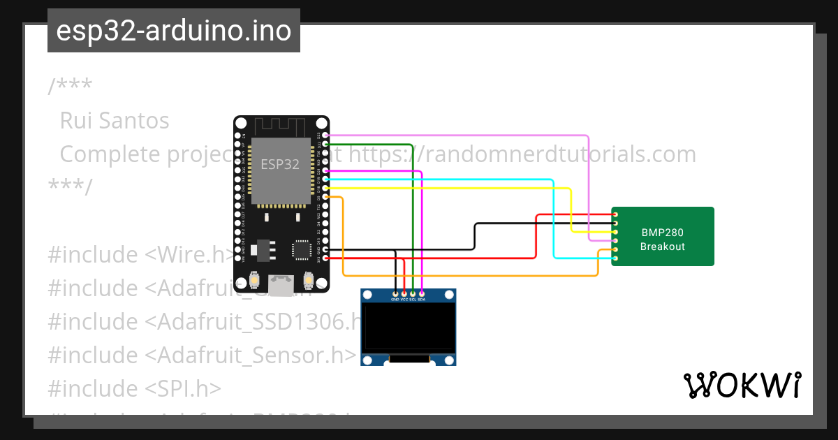 esp32-wroom-bmp280.ino Copy (2) - Wokwi ESP32, STM32, Arduino Simulator