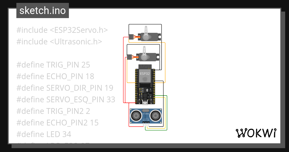 Esteira Wokwi Esp32 Stm32 Arduino Simulator