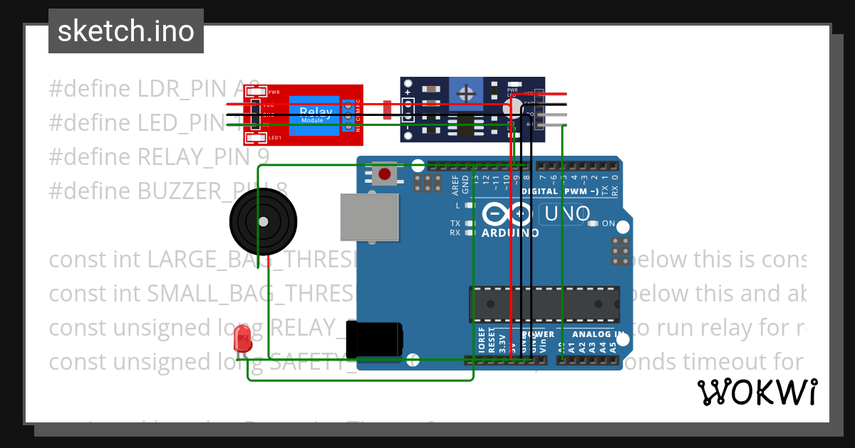 Relay system - Wokwi ESP32, STM32, Arduino Simulator