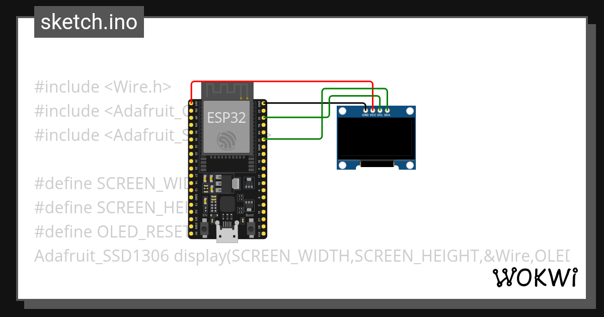 oled i2c circle - Wokwi ESP32, STM32, Arduino Simulator