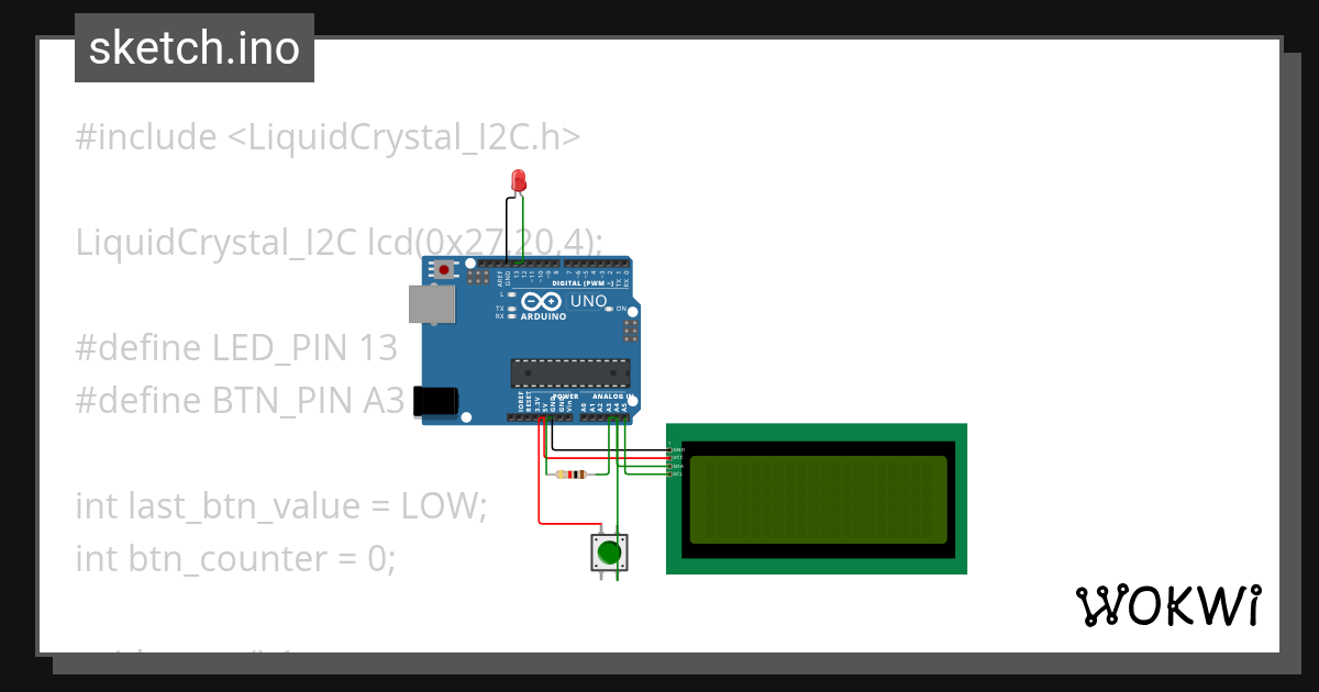 btn_counter - Wokwi ESP32, STM32, Arduino Simulator