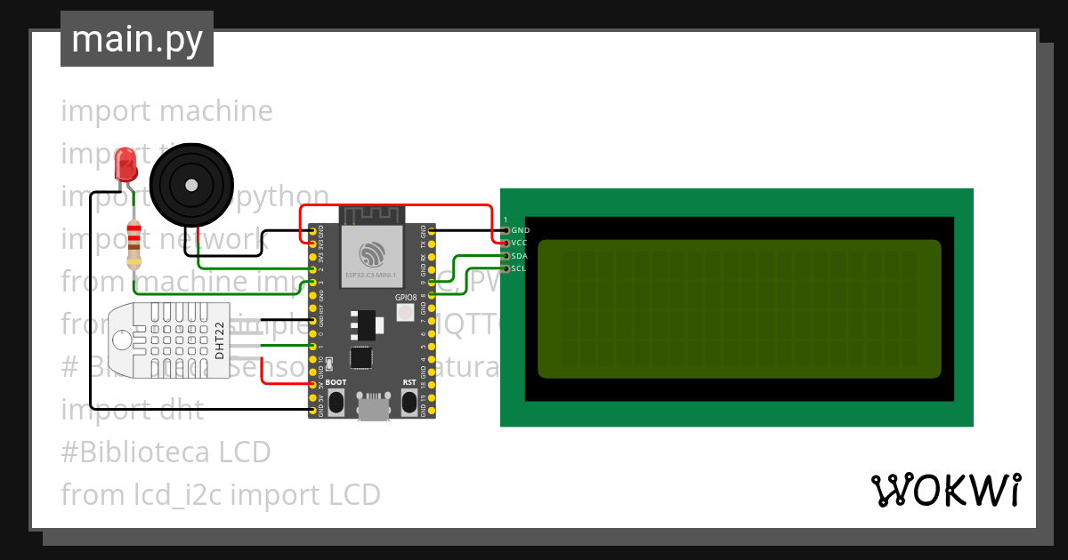 MQTT Proyecto IOT Embebidos - Wokwi ESP32, STM32, Arduino Simulator