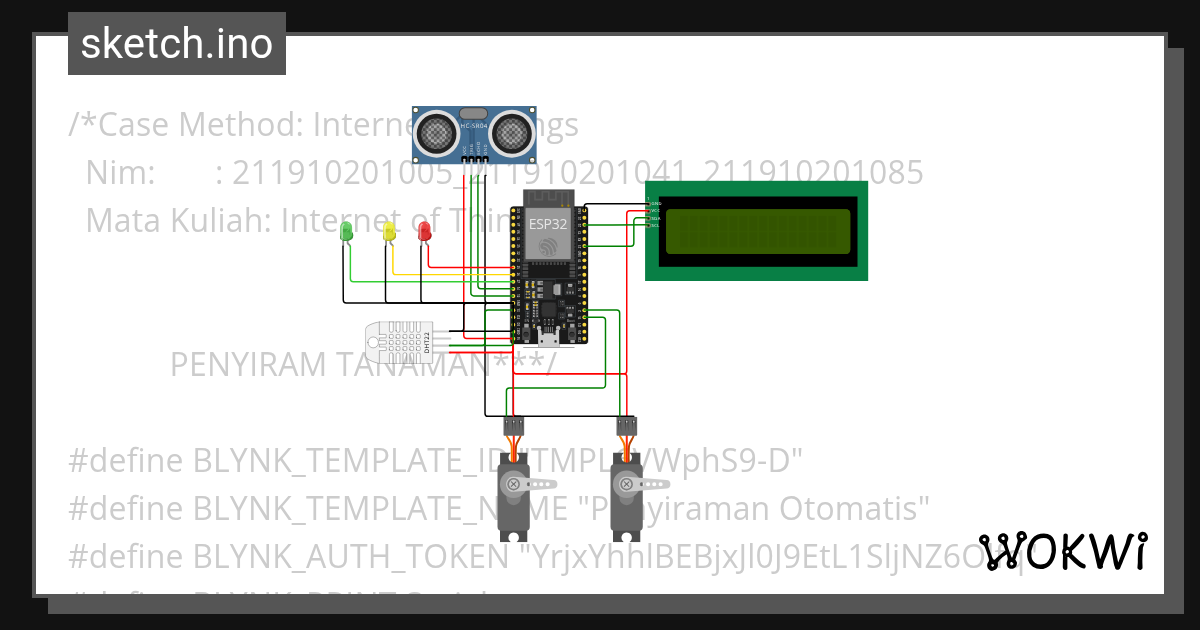 Anggrek Otomatis - Wokwi ESP32, STM32, Arduino Simulator