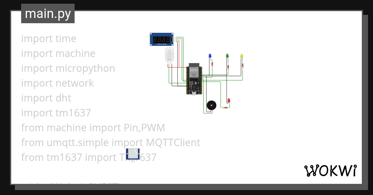 Prueba de LEDs - Wokwi ESP32, STM32, Arduino Simulator