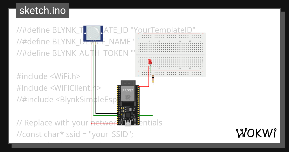 led - Wokwi ESP32, STM32, Arduino Simulator