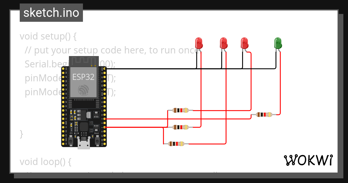 Work3 - Wokwi ESP32, STM32, Arduino Simulator