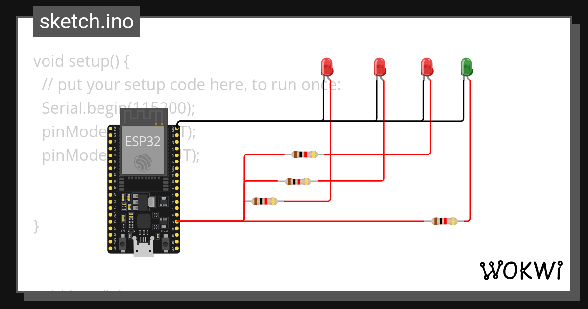 Work 3 - Wokwi ESP32, STM32, Arduino Simulator