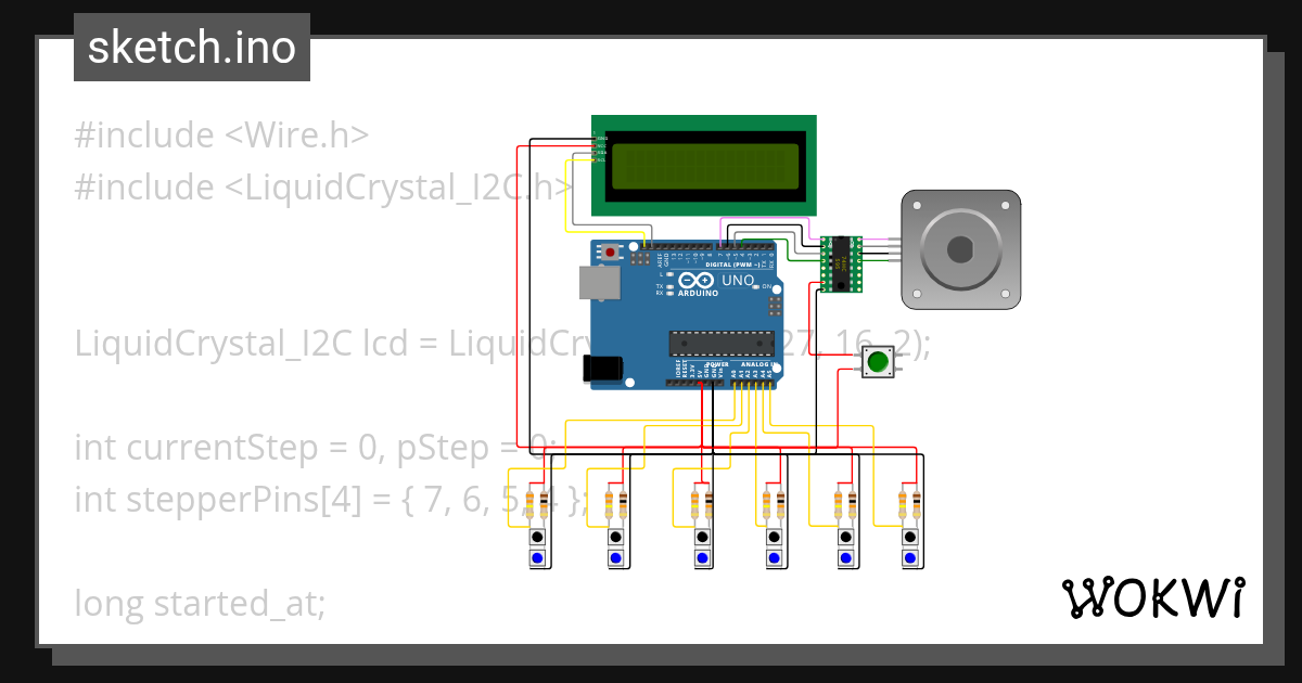 contador y clasificador - Wokwi ESP32, STM32, Arduino Simulator