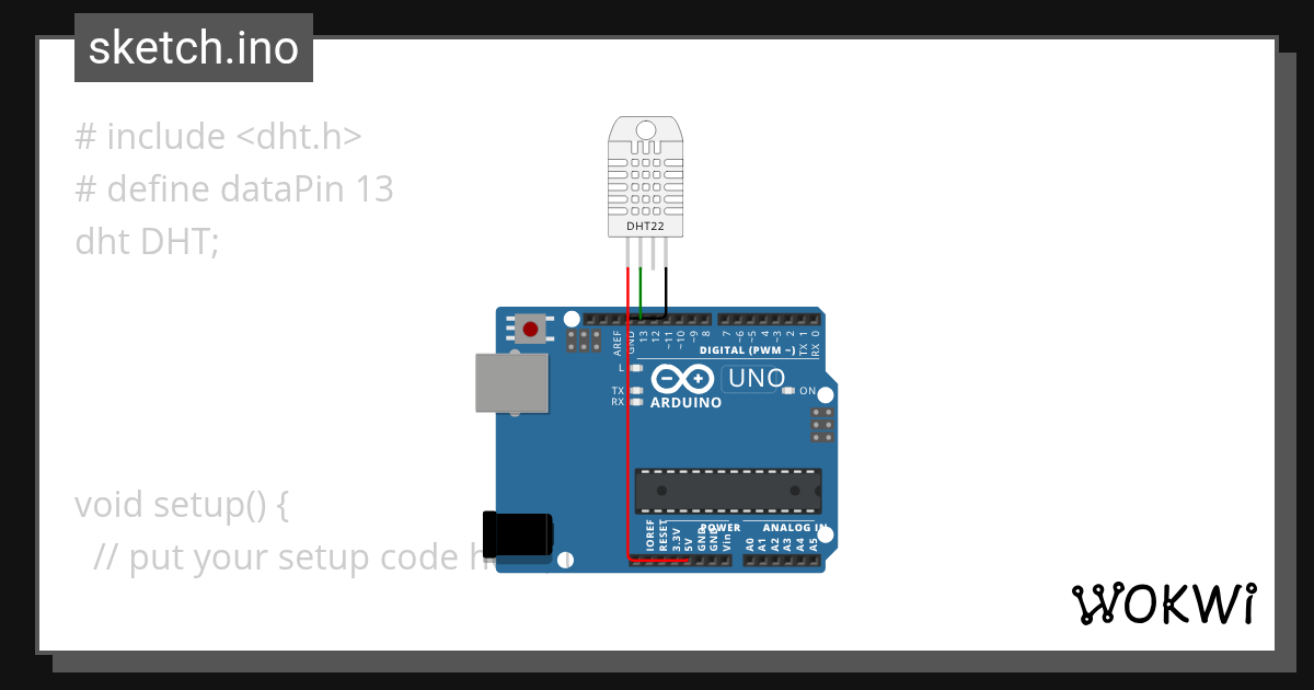 Dhtsensor Wokwi Esp32 Stm32 Arduino Simulator 