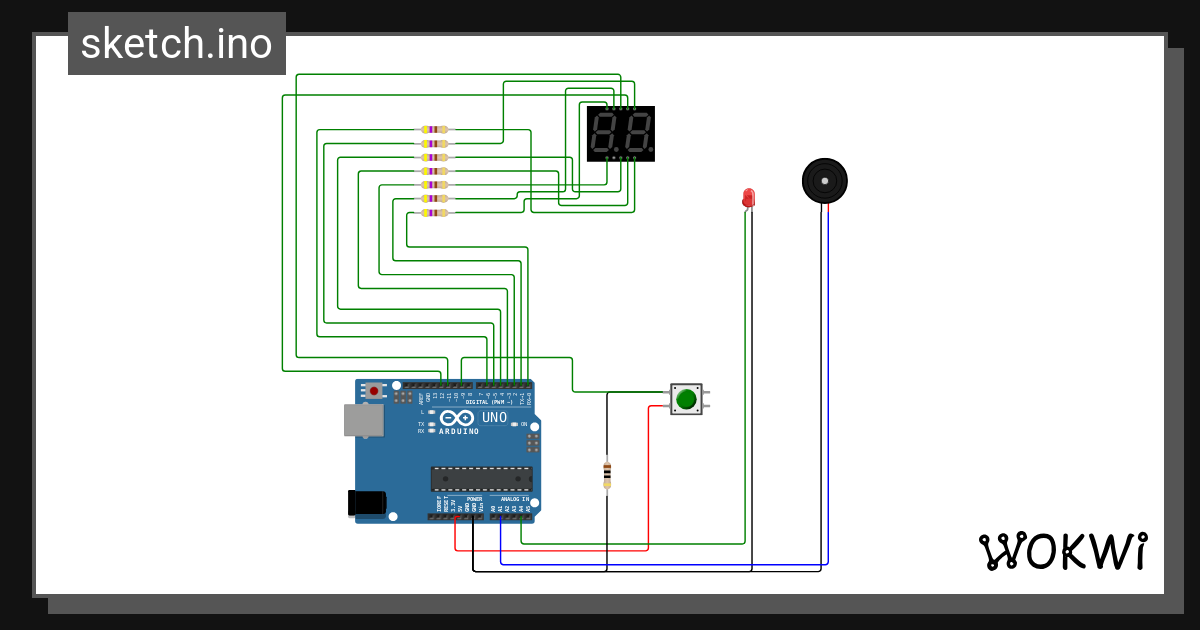 สอบปฎิบัติครั้งที่ 1 Wokwi Esp32 Stm32 Arduino Simulator