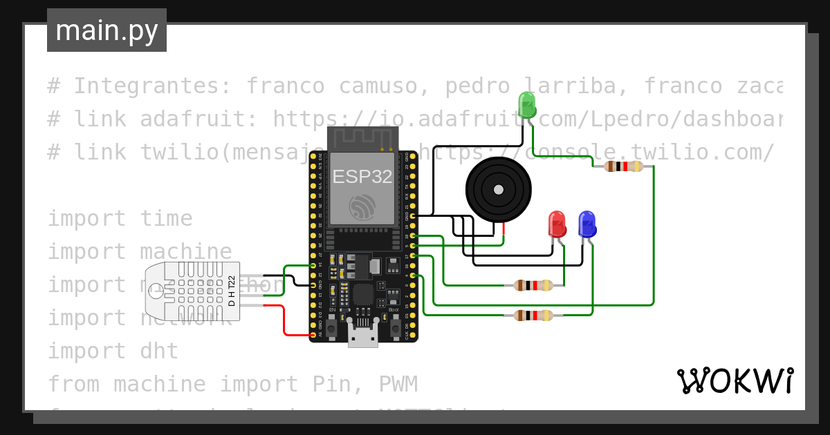 Proyecto Iot Wokwi Esp32 Stm32 Arduino Simulator 8834