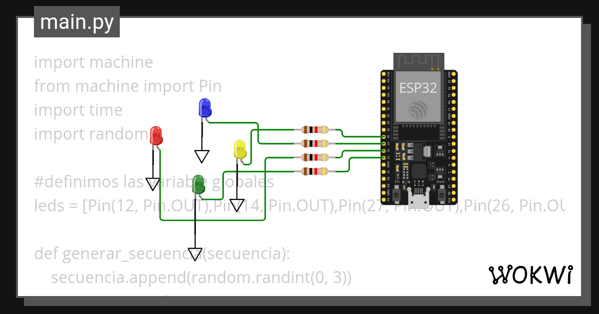 Wokwi - Online ESP32, STM32, Arduino Simulator