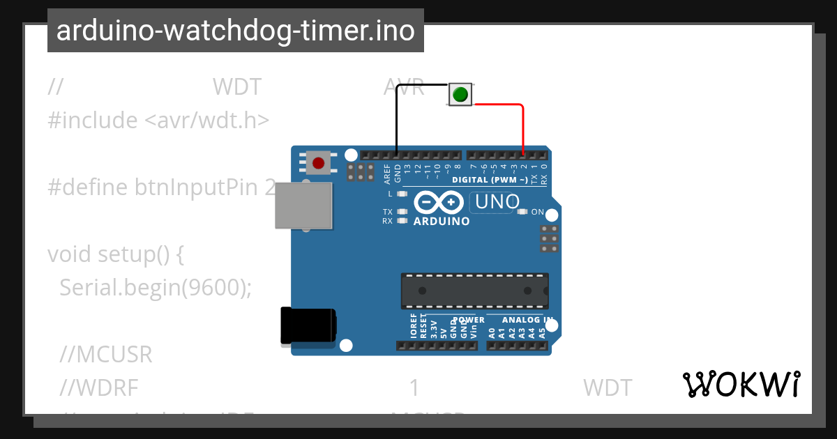 WDT - Wokwi ESP32, STM32, Arduino Simulator