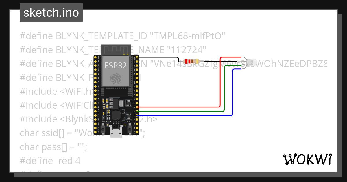 ESP-32 - Wokwi ESP32, STM32, Arduino Simulator