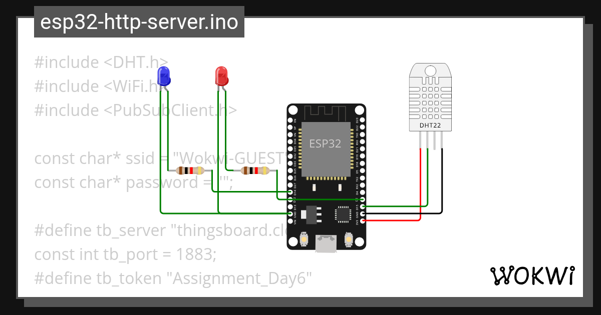 Assignment_Day6_Syafika Syifa Maulidah - Wokwi ESP32, STM32, Arduino Simulator