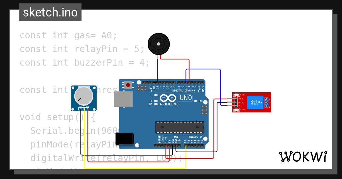 Arduino Based Lpg Detection And Prevention System Wokwi Esp32 Stm32 Arduino Simulator 0567