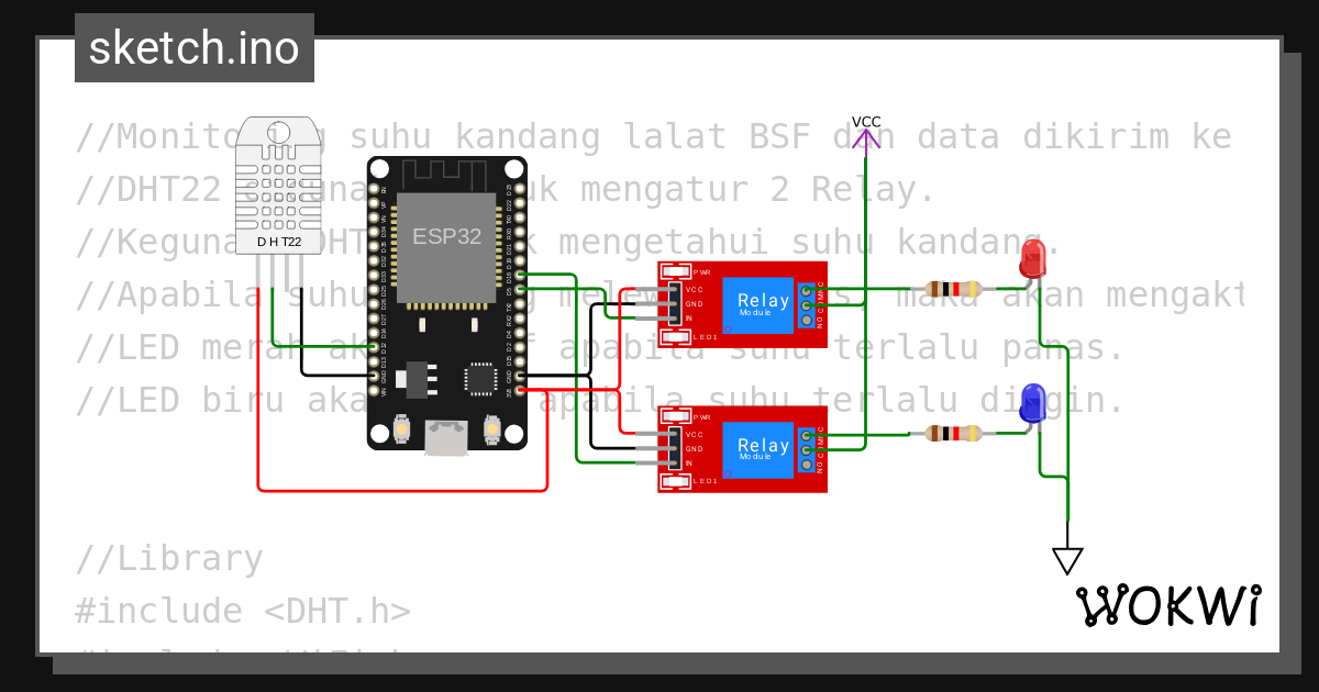Dts Telco 20 Tugas5rizky Aiman H H Wokwi Esp32 Stm32 Arduino Simulator