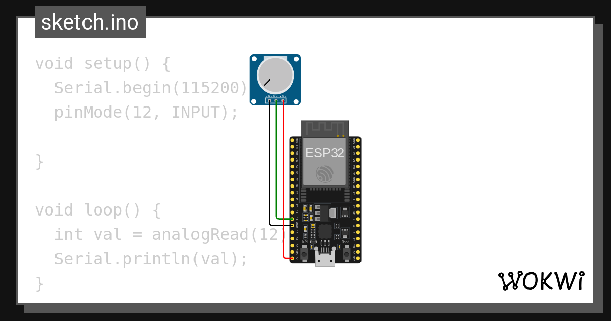 Potential meter - Wokwi ESP32, STM32, Arduino Simulator Potential meter - Wokwi ESP32, STM32, Arduino Simulator