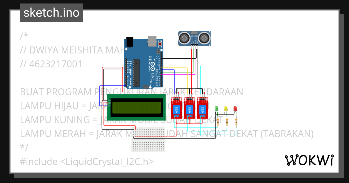 UAS_5B_Dwiya Meishita Mahmudah - Wokwi ESP32, STM32, Arduino Simulator