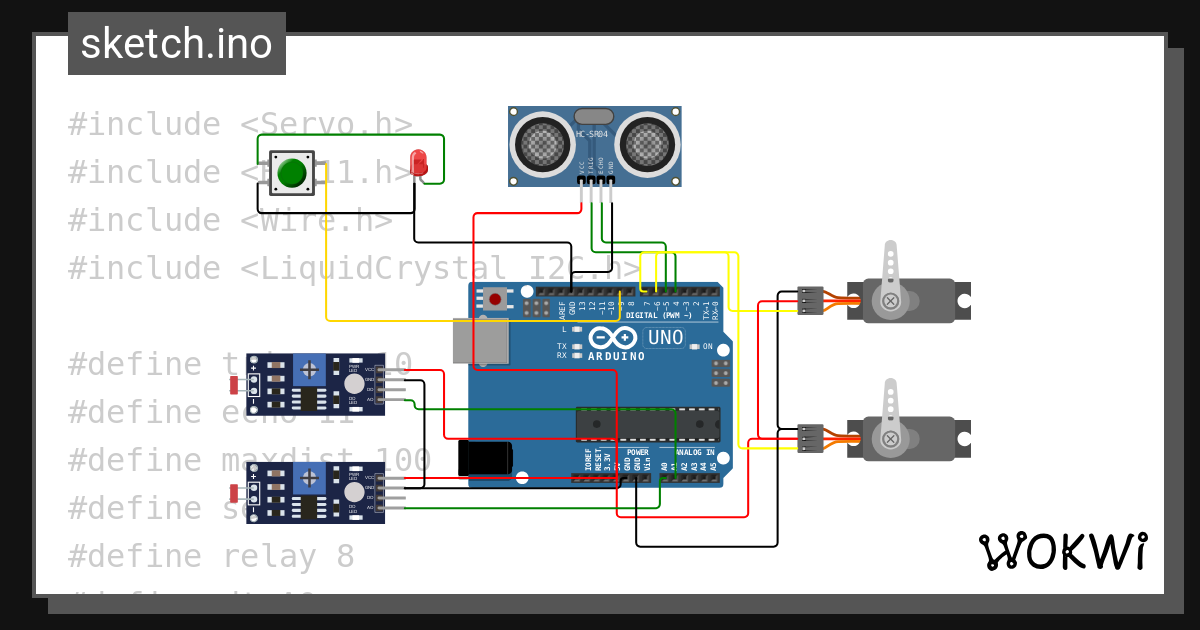 Mechatrinics Cep System 2 Wokwi Esp32 Stm32 Arduino Simulator 0137