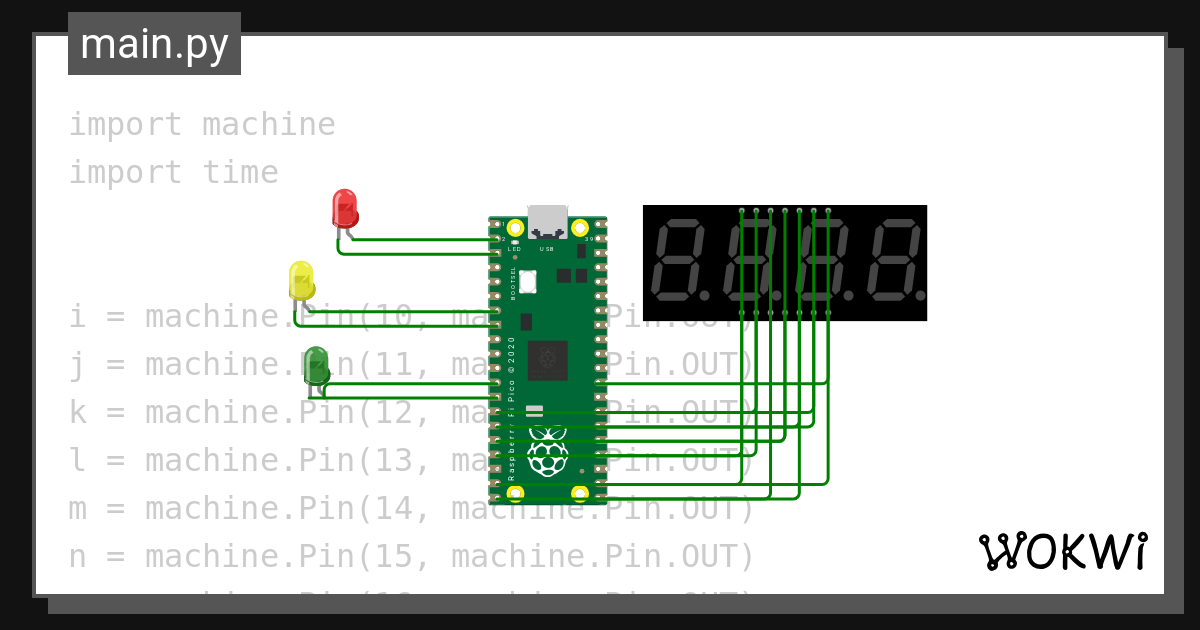 Svetafor Wokwi Esp32 Stm32 Arduino Simulator
