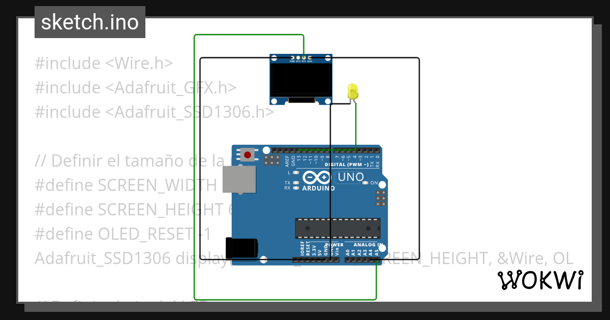Flores amarillas - Wokwi ESP32, STM32, Arduino Simulator