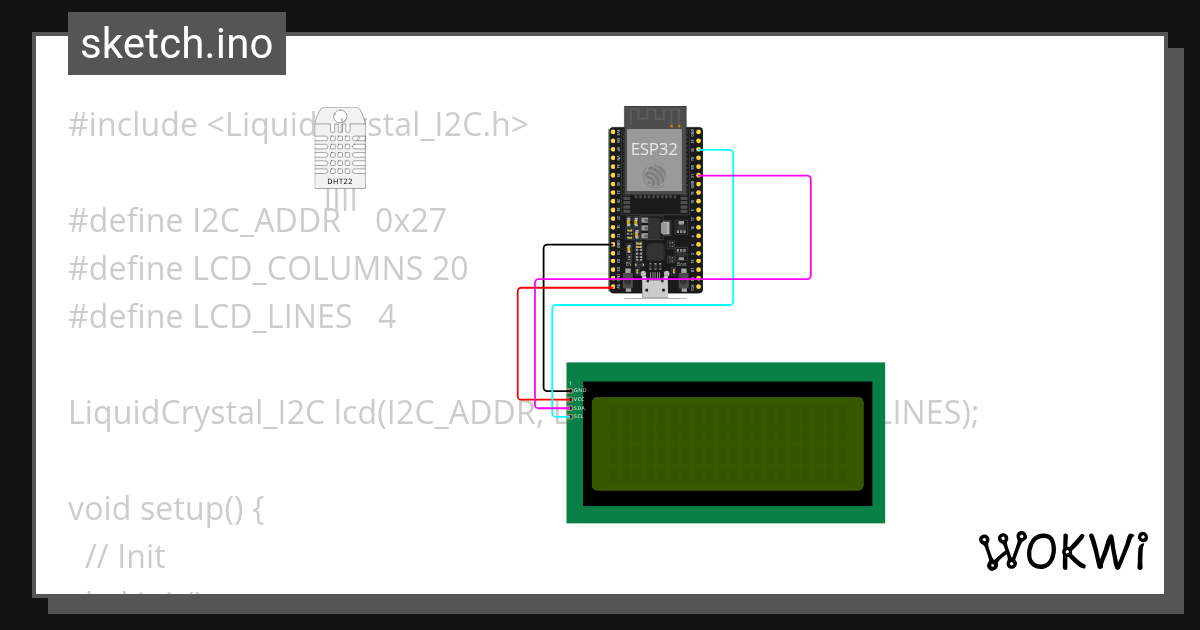 i2c - Wokwi ESP32, STM32, Arduino Simulator