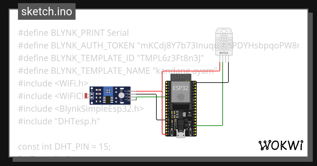photodetektor blynk suhu - Wokwi ESP32, STM32, Arduino Simulator