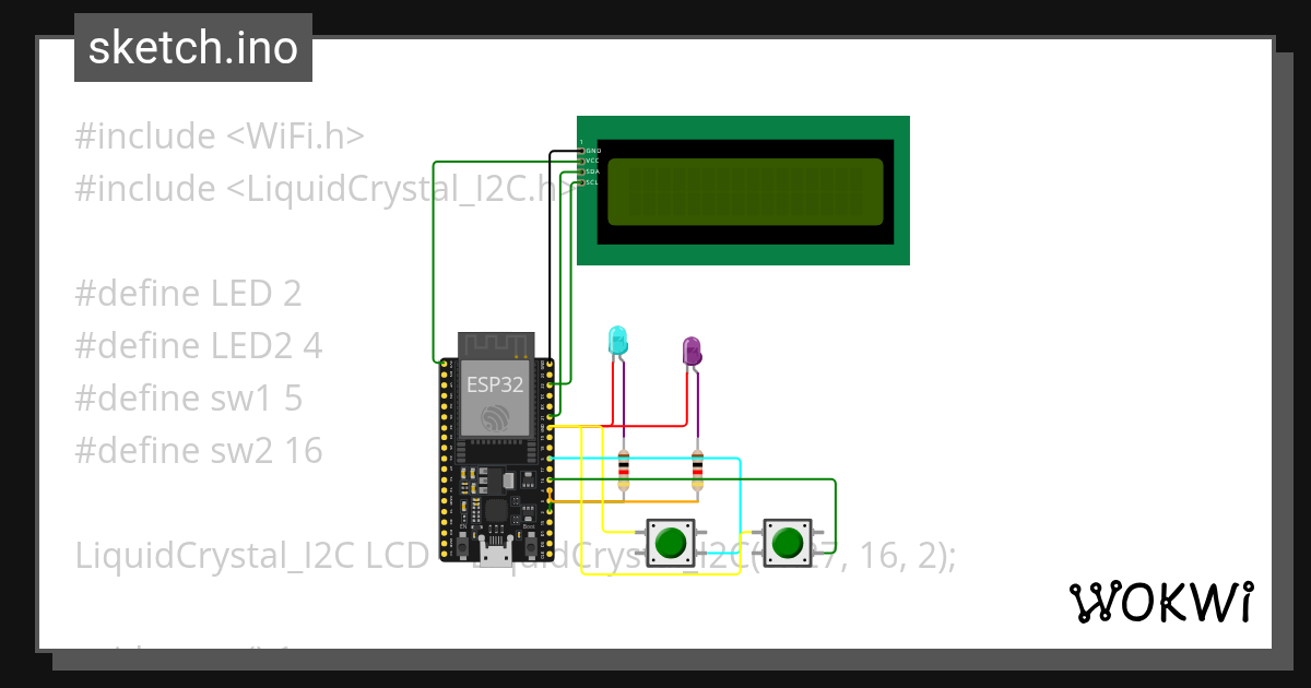 esp32 game ครั้ง2 - Wokwi ESP32, STM32, Arduino Simulator
