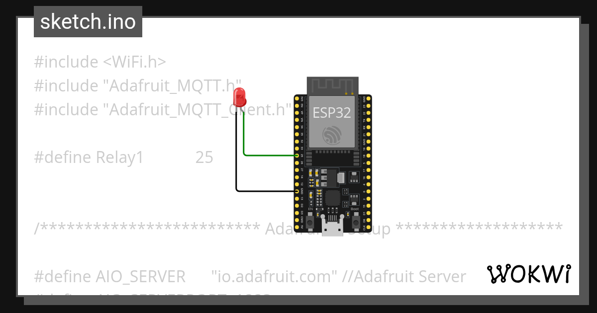 mqttt - Wokwi ESP32, STM32, Arduino Simulator