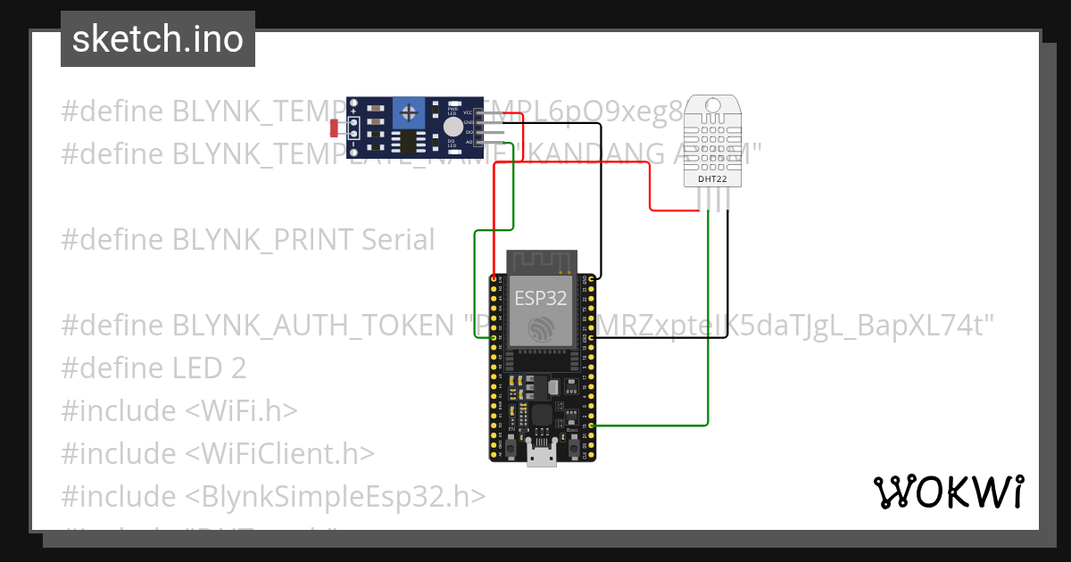 Kandang Ayam Sensor Wokwi Esp32 Stm32 Arduino Simulator 6829