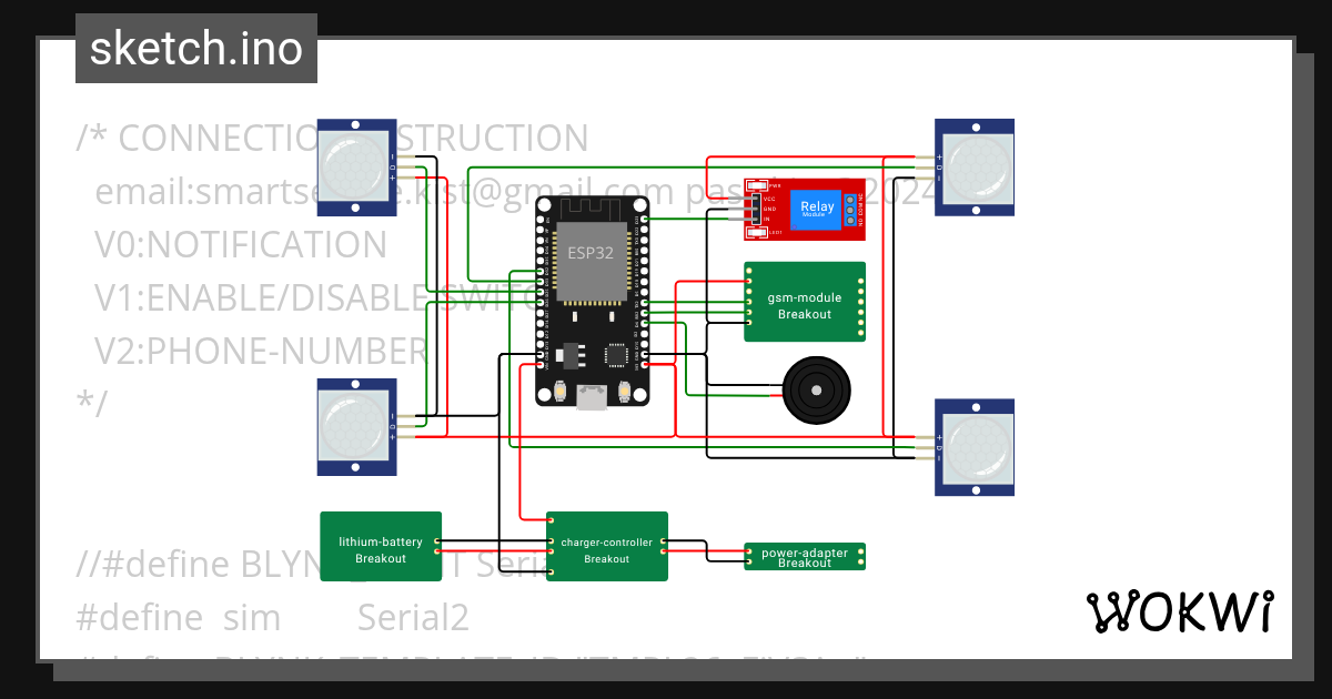 SHOP INTEGRATED SECURITY SYSTEM Copy - Wokwi ESP32, STM32, Arduino ...
