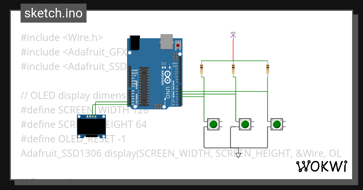 Stop Watch With Oled 128x64 Wokwi Esp32 Stm32 Arduino Simulator