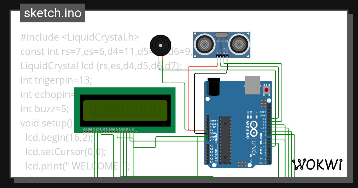ultrasonic.project Copy - Wokwi ESP32, STM32, Arduino Simulator