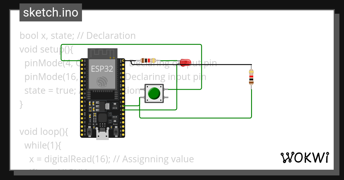 Btech_ECM_48_Simple_LED_Blink - Wokwi ESP32, STM32, Arduino Simulator