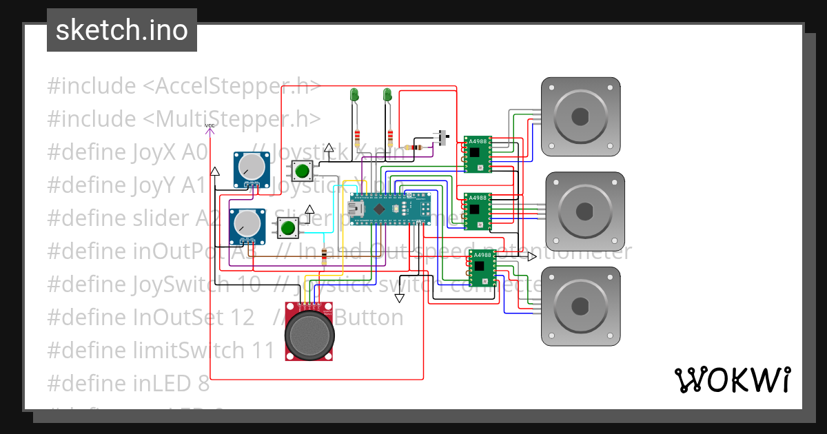 arm robot - Wokwi ESP32, STM32, Arduino Simulator