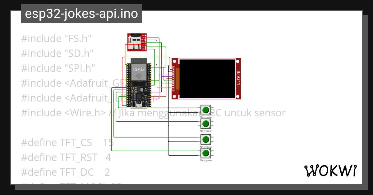 esp32-jokes-api.ino Copy (2) - Wokwi ESP32, STM32, Arduino Simulator