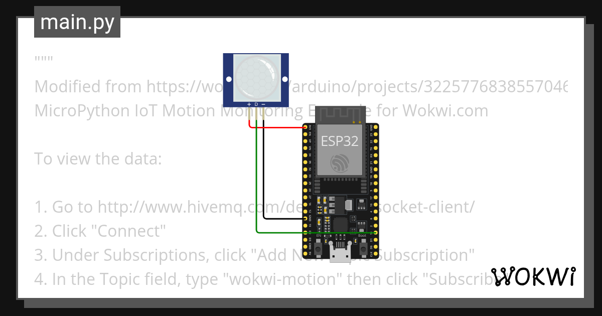 Micropython Mqtt Motion Logger Esp32 Wokwi Esp32 Stm32 Arduino 0654