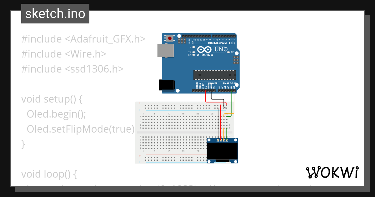 Oled Basico - Wokwi ESP32, STM32, Arduino Simulator Oled Basico - Wokwi ESP32, STM32, Arduino Simulator