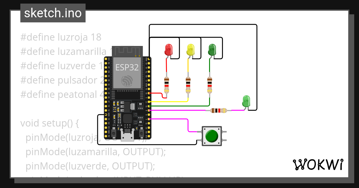 SEMAFORO_Estiven - Wokwi ESP32, STM32, Arduino Simulator