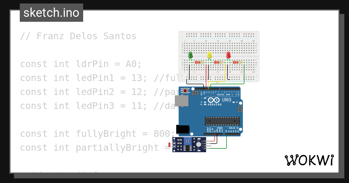 Ldr Three States Arduino Wokwi Esp32 Stm32 Arduino Simulator 4577