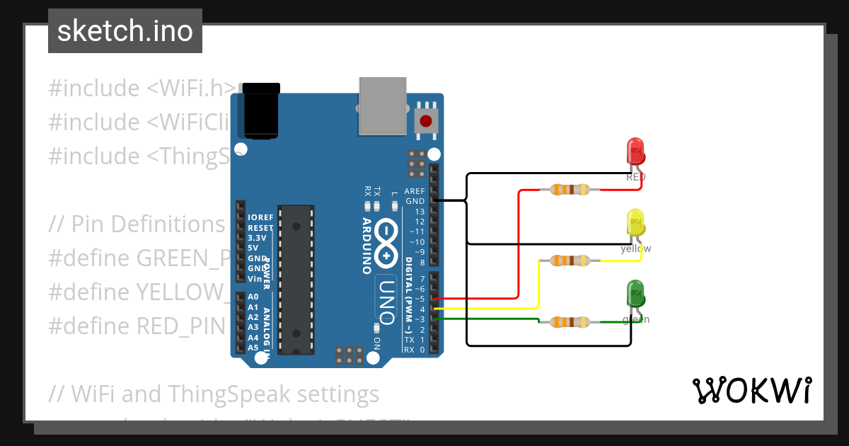 Tugas UAS IRMAWAN LAMPU LALU LINTAS - Wokwi ESP32, STM32, Arduino Simulator