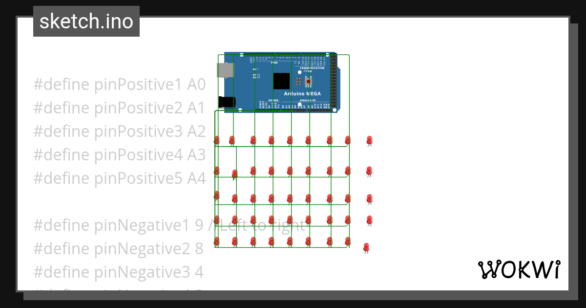 Complete LED project WITHOUT library - Wokwi ESP32, STM32, Arduino Simulator