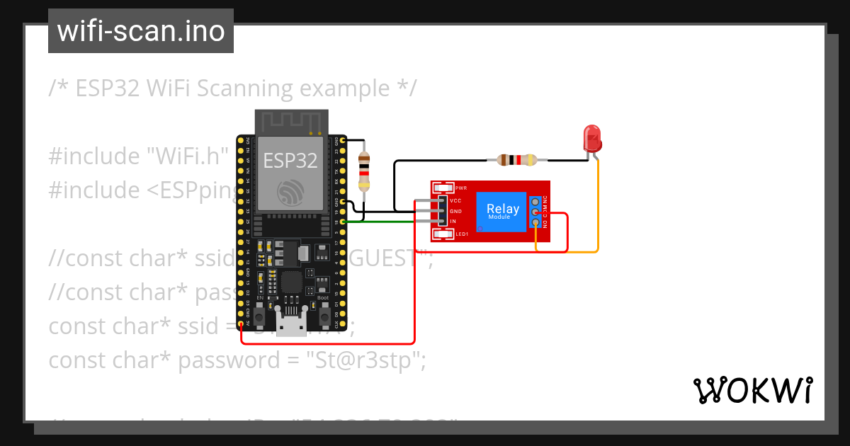 wifiping_relay.ino - Wokwi ESP32, STM32, Arduino Simulator