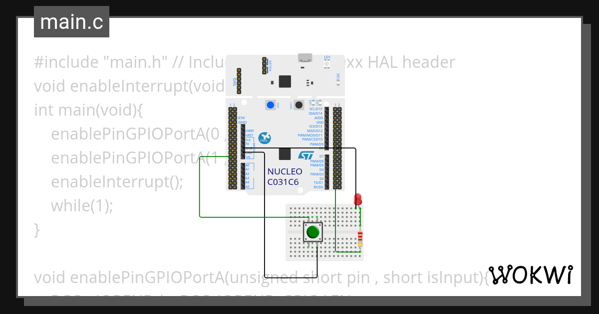 Stm Hal Switch And Led Copy Wokwi Esp32 Stm32 Arduino Simulator