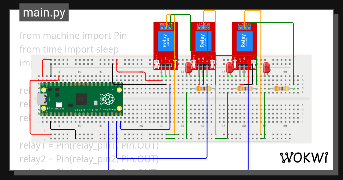 รีเลย์ Relay Wokwi Esp32 Stm32 Arduino Simulator 4464