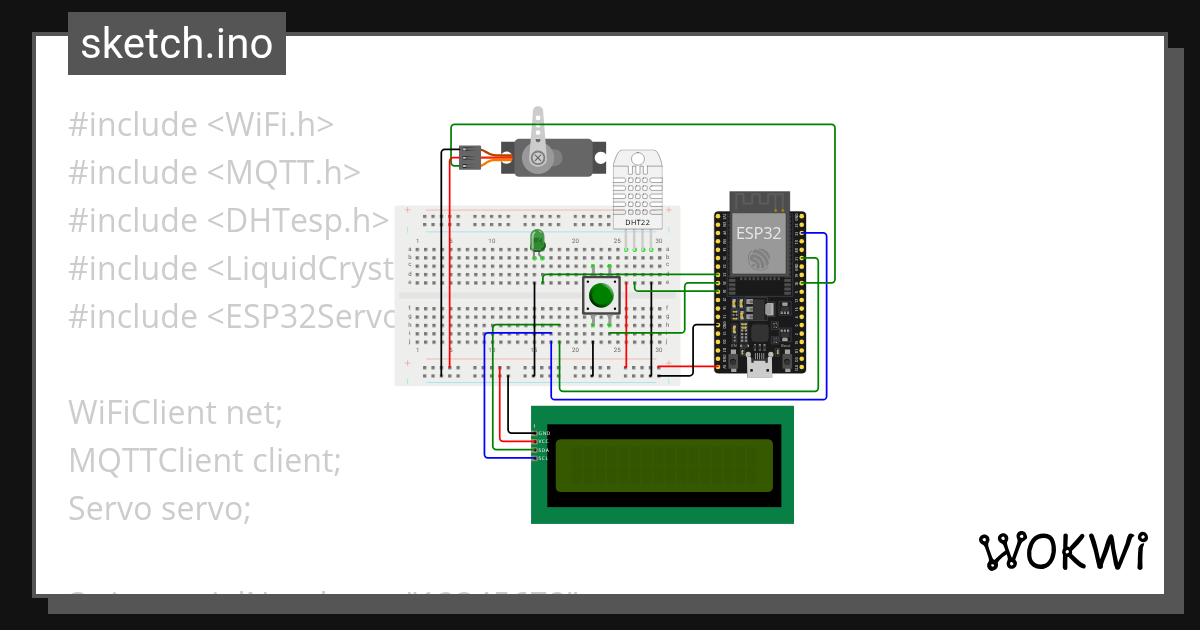 IoT Smart Pet Feeder - Wokwi ESP32, STM32, Arduino Simulator