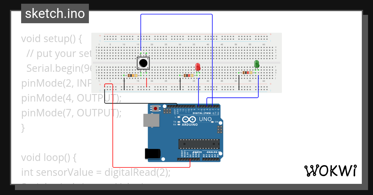 basic_project_led_switch - Wokwi ESP32, STM32, Arduino Simulator