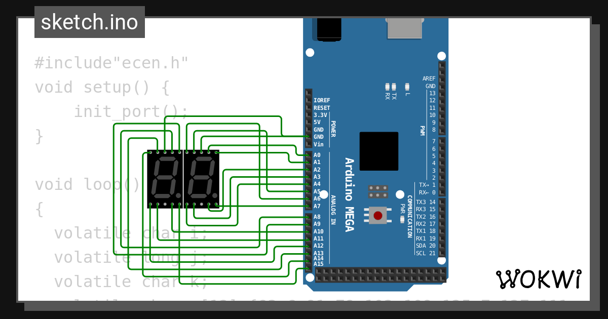 7segment Pratice1 Wokwi Esp32 Stm32 Arduino Simulator 6082