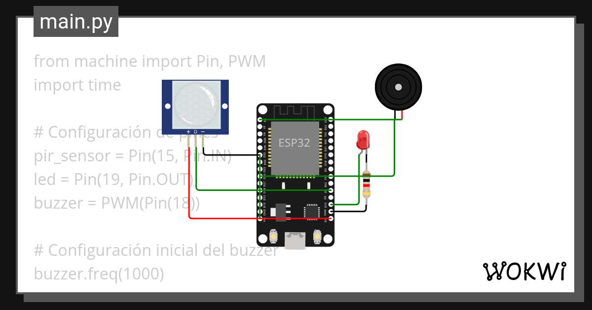 MicroPython Blink ESP32 Copy - Wokwi ESP32, STM32, Arduino Simulator